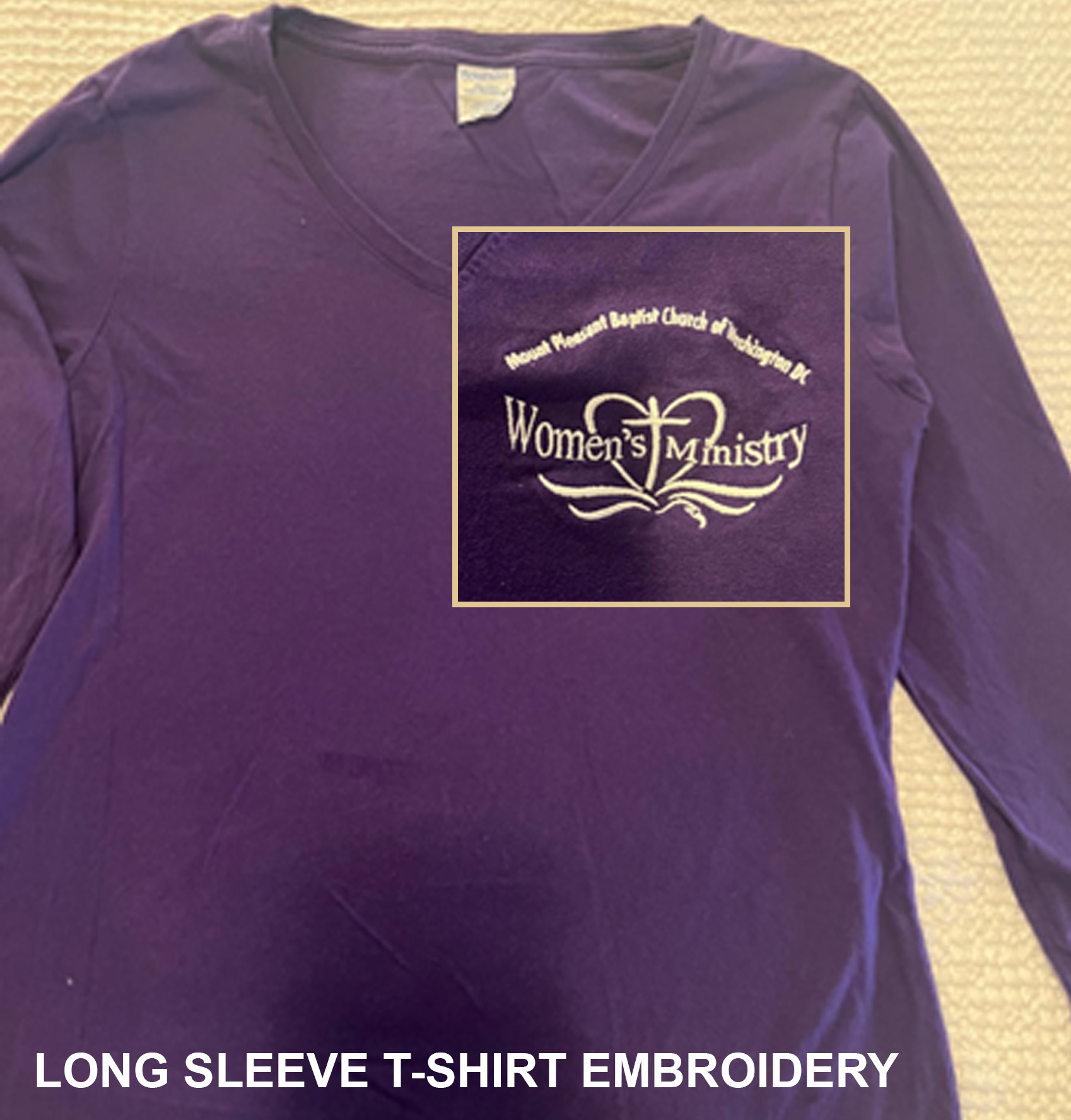 WOMP T-Shirt Order Form - Mt. Pleasant Baptist Church - DC